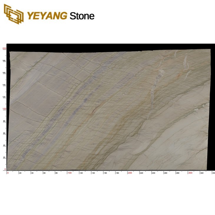 China Vienna Gold Quartzite 3cm Slabs For Hotel Countertops ...